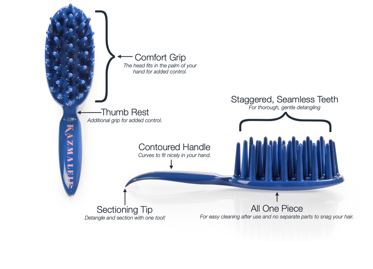 Kazmaleje KurlsPlus Paddle Comb | Detangling Tool – LgHealthyhair